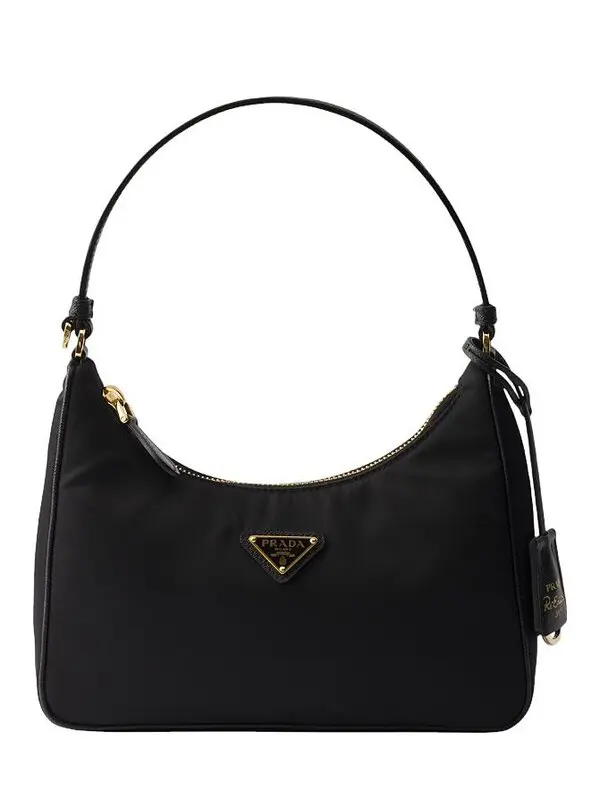 Prada Re-edition 2005 Re-nylon And Saffiano Mini Bag - Black