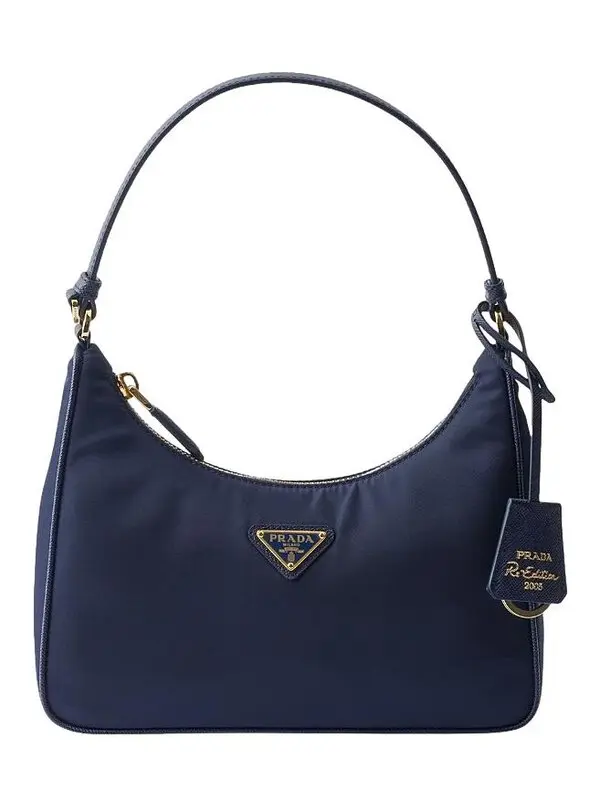 Prada Re-edition 2005 Re-nylon And Saffiano Mini Bag - Blue