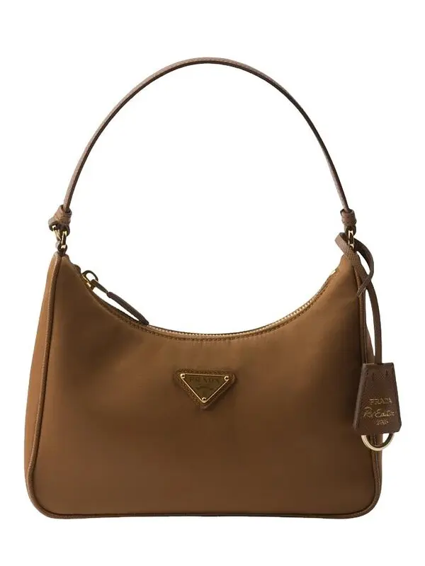 Prada Re-edition 2005 Re-nylon And Saffiano Mini Bag - Brown
