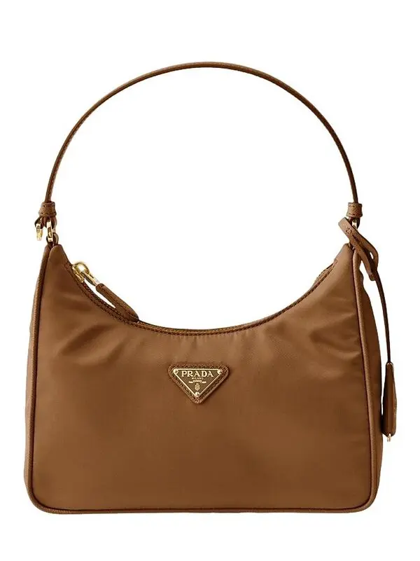 Prada Re-edition 2005 Re-nylon And Saffiano Mini Bag - Brown