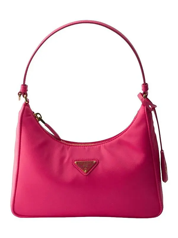 Prada Re-edition 2005 Re-nylon And Saffiano Mini Bag - Dark Pink