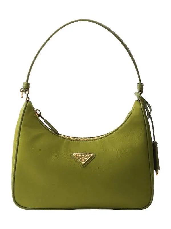 Prada Re-edition 2005 Re-nylon And Saffiano Mini Bag - Green