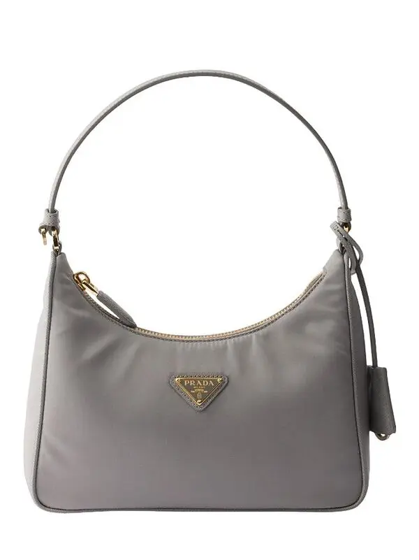 Prada Re-edition 2005 Re-nylon And Saffiano Mini Bag - Grey