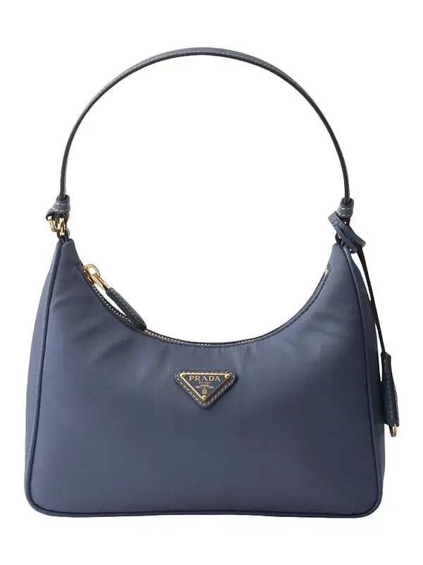 Prada Re-edition 2005 Re-nylon And Saffiano Mini Bag - Light Blue