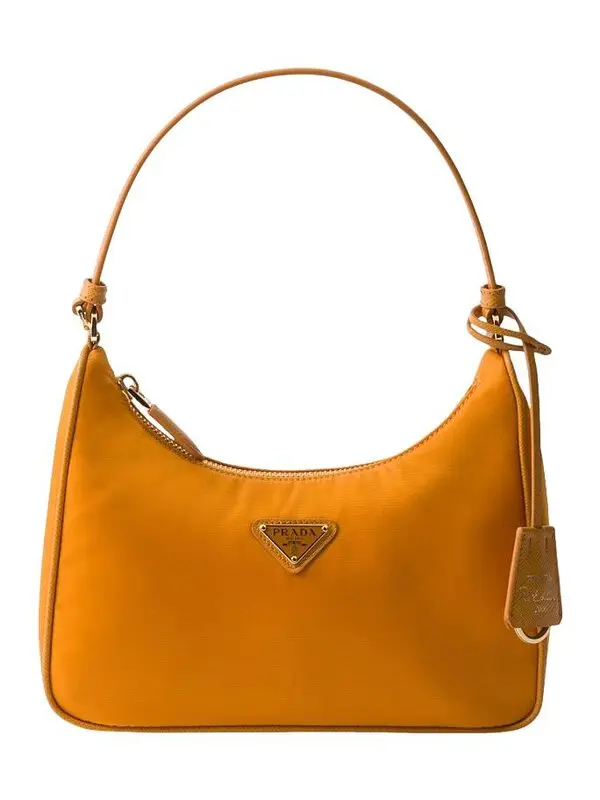 Prada Re-edition 2005 Re-nylon And Saffiano Mini Bag - Orange