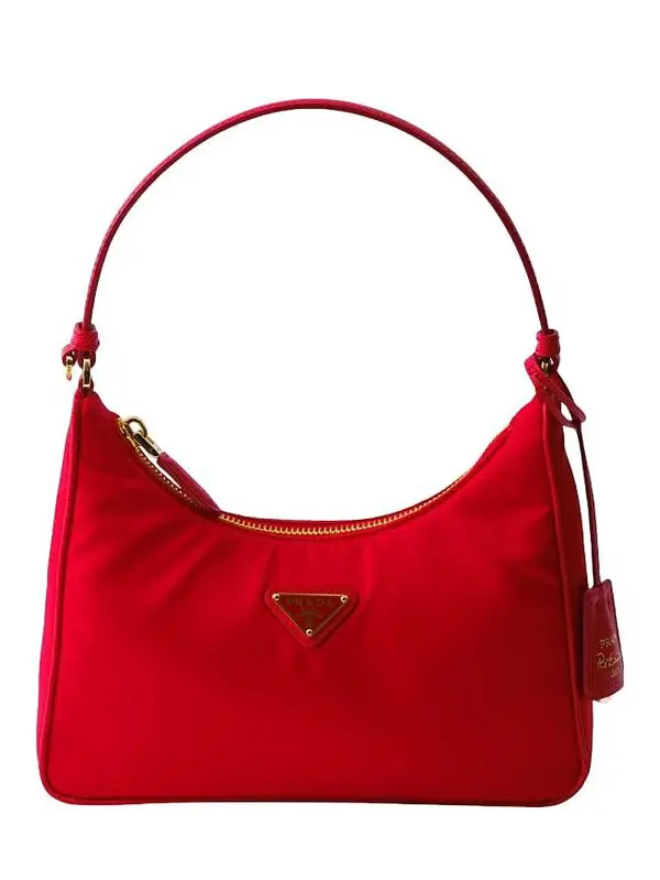 Prada Re-edition 2005 Re-nylon And Saffiano Mini Bag - Red