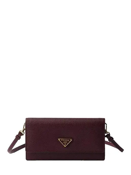 Prada Saffiano Leather Mini-bag - Burgundy