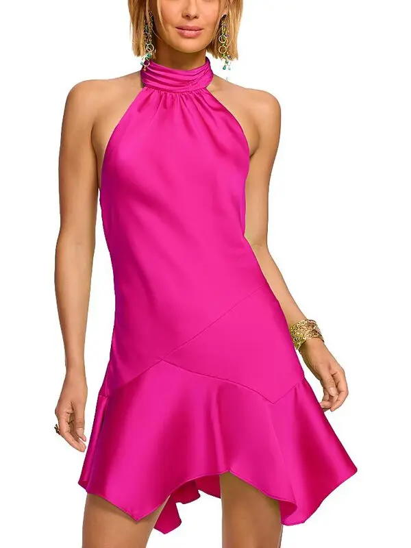 Ramy Brook Nari Dress - Fiesta Pink