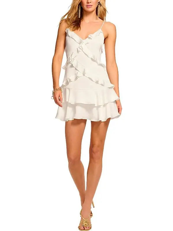 Ramy Brook Maria Ruffled Mini Dress - Ivory