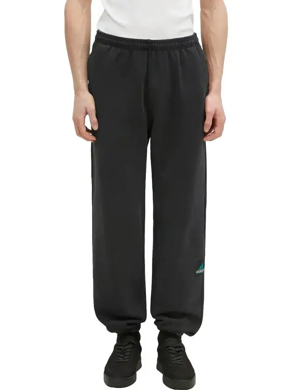 Adidas Stretch-cotton Track Pants - Black