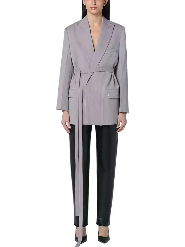 Victoria Beckham Wool Jacket - Grey