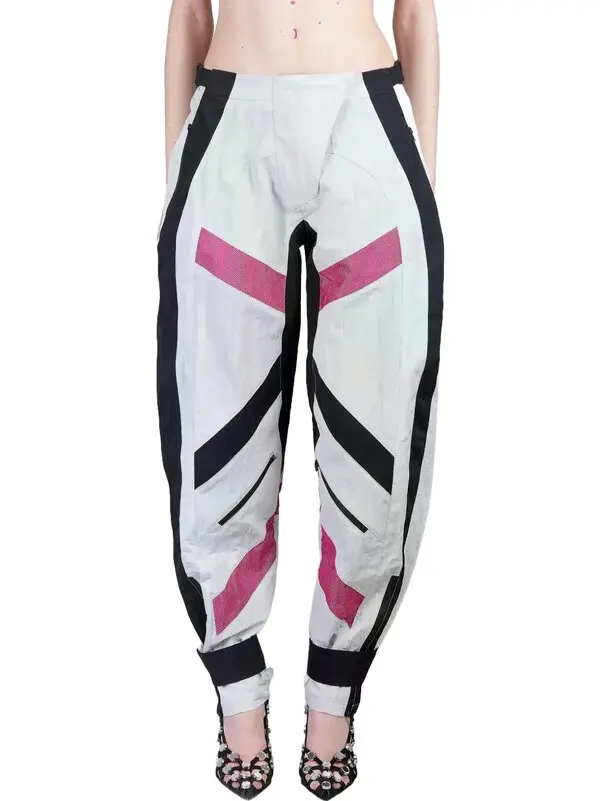 Attico Paneled Trousers - White