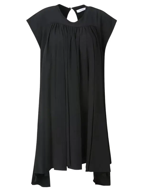 Rabanne Ruched Mini Dress - Black