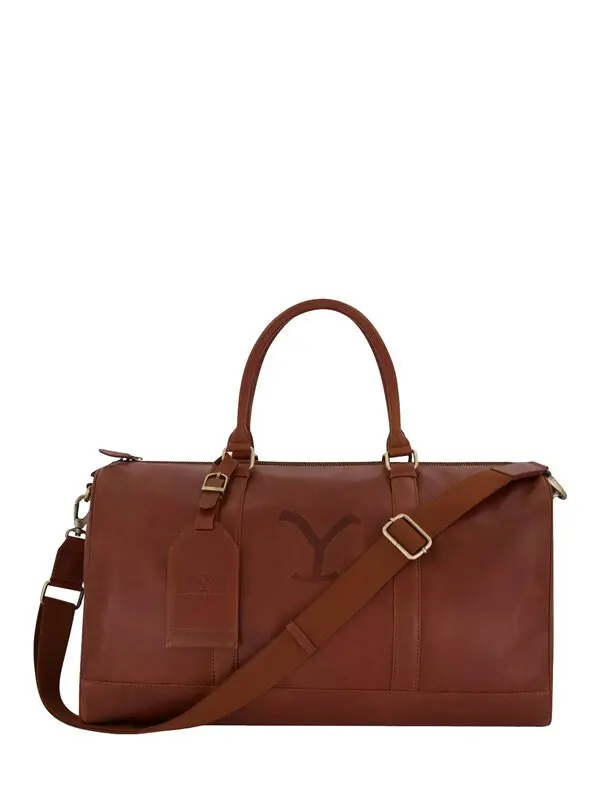 YELLOWSTONE Genuine Leather Duffle - Brown