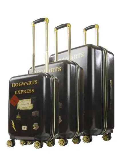 WB HARRY POTTER FUL Wb Harry Potter Hogwart Express 3-piece Luggage Set - Black
