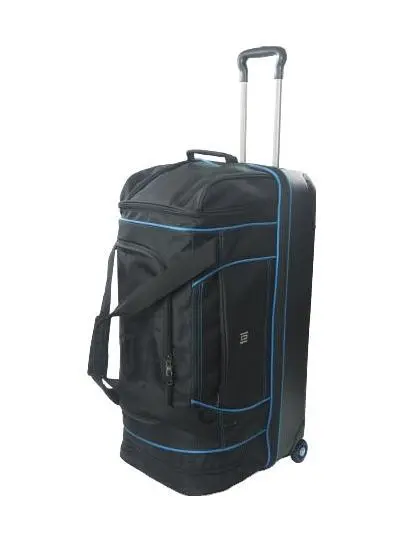 FUL Workhorse 30in Rolling Duffel Bag - Black And Blue
