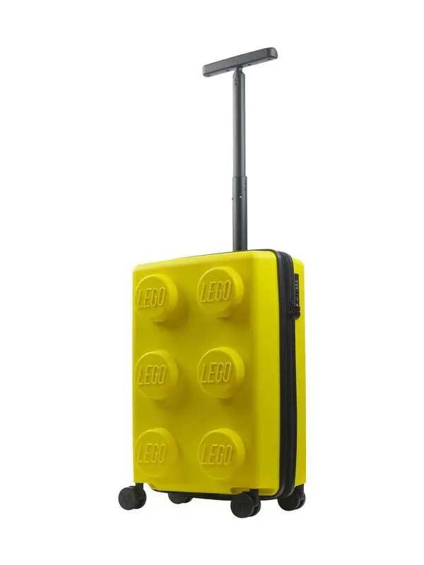 Lego Signature Brick 2x3 Trolley Expandable 21.5-inch Carry-on Luggage - Yellow
