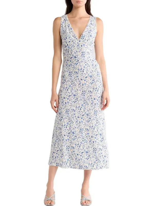 REFORMATION Brayden Floral Maxi Dress - Nile