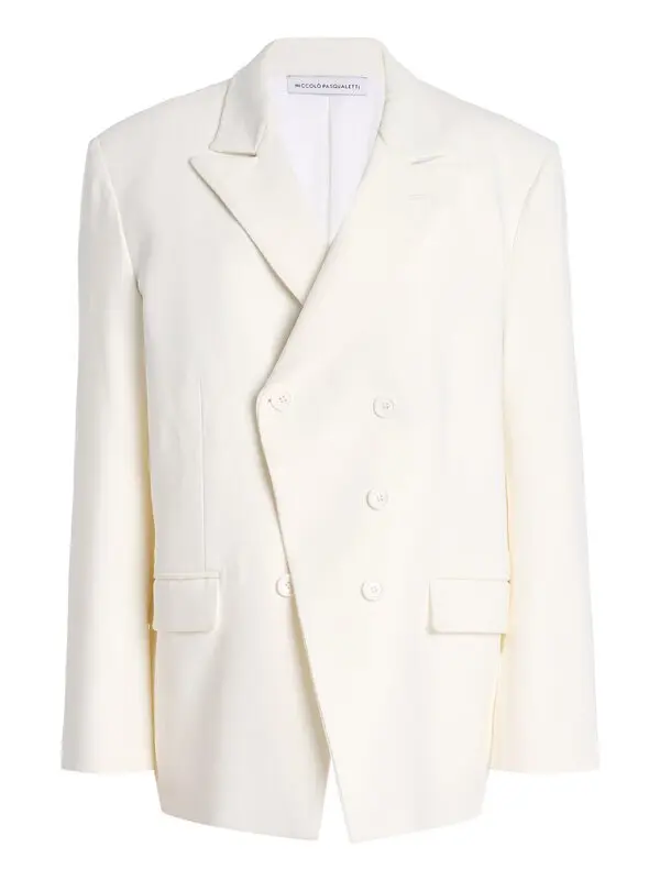 NICCOLO PASQUALETTI Alfa Crepe Jacket - White