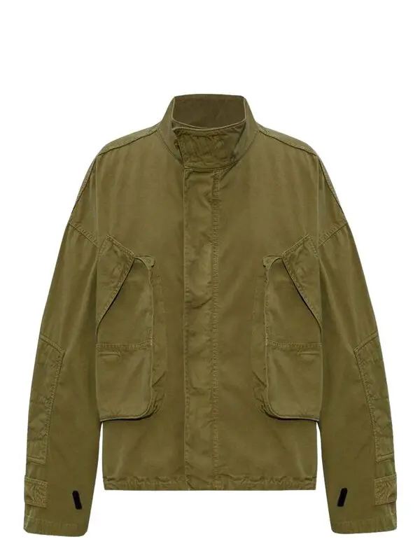 Attico Military Cotton Jacket - Green
