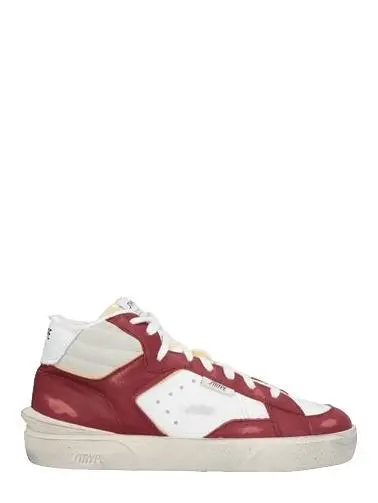 STRYPE High-top Leather Sneakers - Red