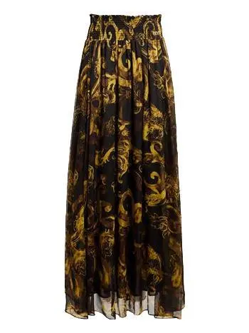 Versace Maxi Circle Skirt - Black