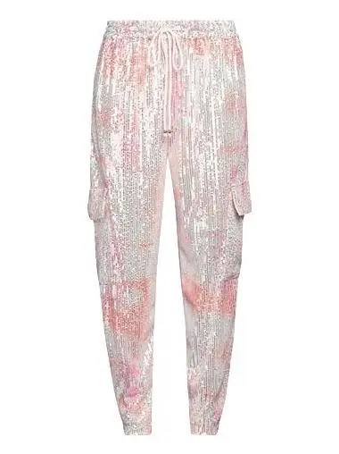 CONNOR & BLAKE Cargo Pants With Sequins And Drawstring Fastening - Pink