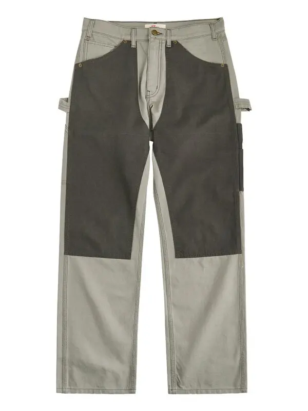 CHERRY LOS ANGELES Panelled Canvas Trousers - Grey