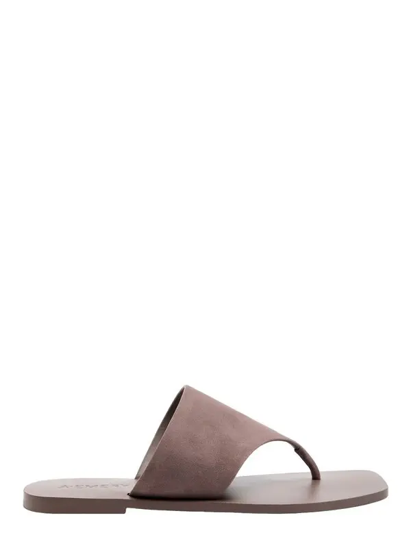 A.emery Paton Suede Flip Flops - Rose