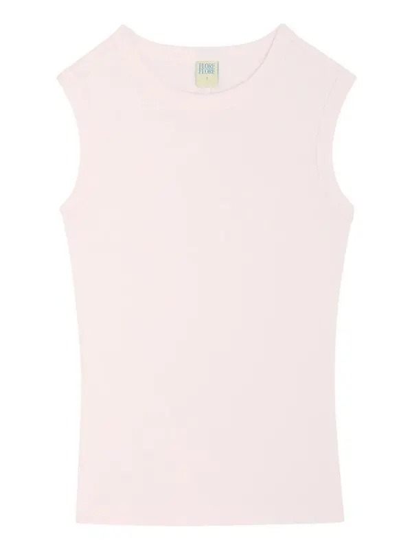 FLORE FLORE Esme Cotton Tank - Pink