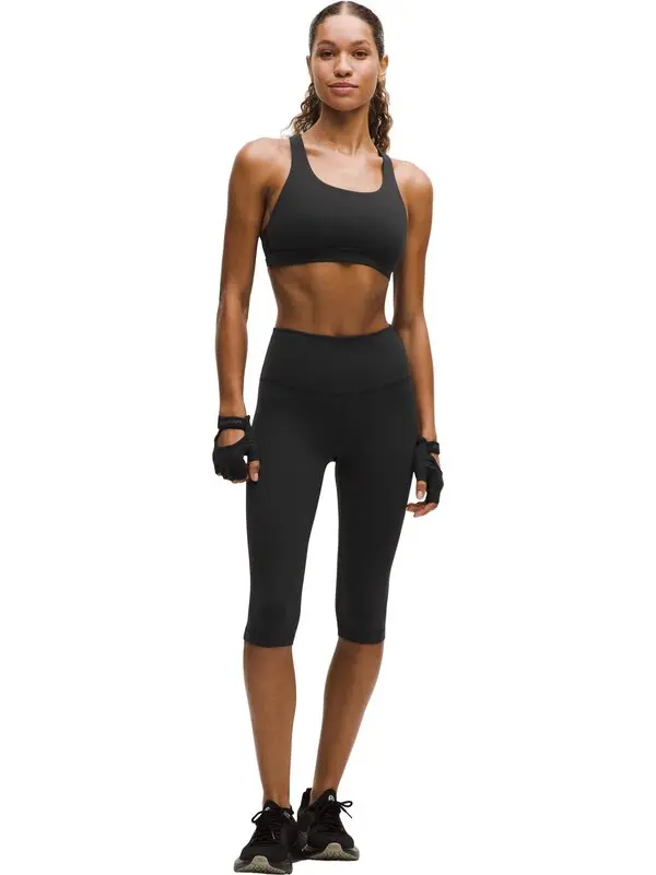 Lululemon Wunder Train High-rise Crop 15 - Black