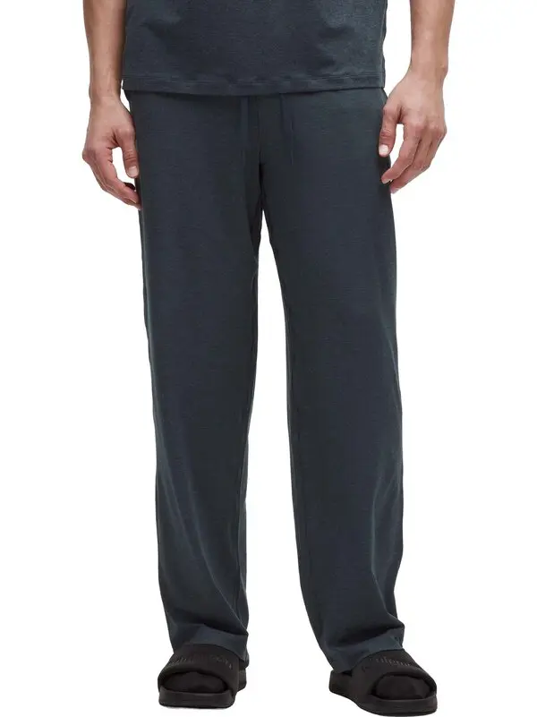 Lululemon Classic-fit Soft Jersey Pants - Heathered Classic Navy