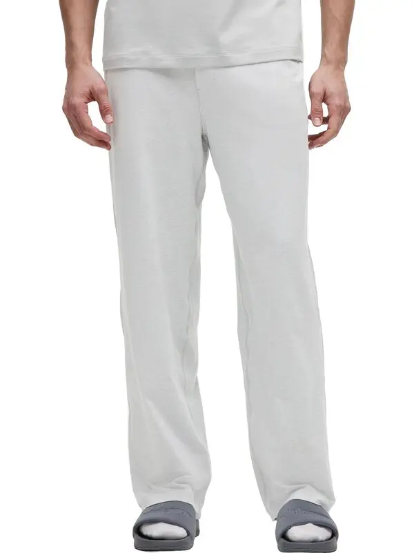Lululemon Classic-fit Soft Jersey Pants - Heathered Vapor/heathered Silver Drop