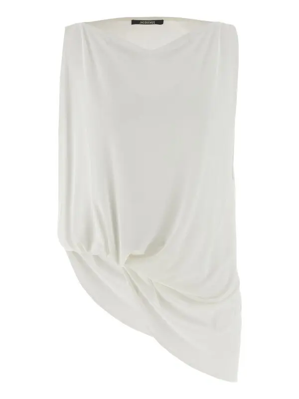 Jacquemus Le Haut Peplo Top - White