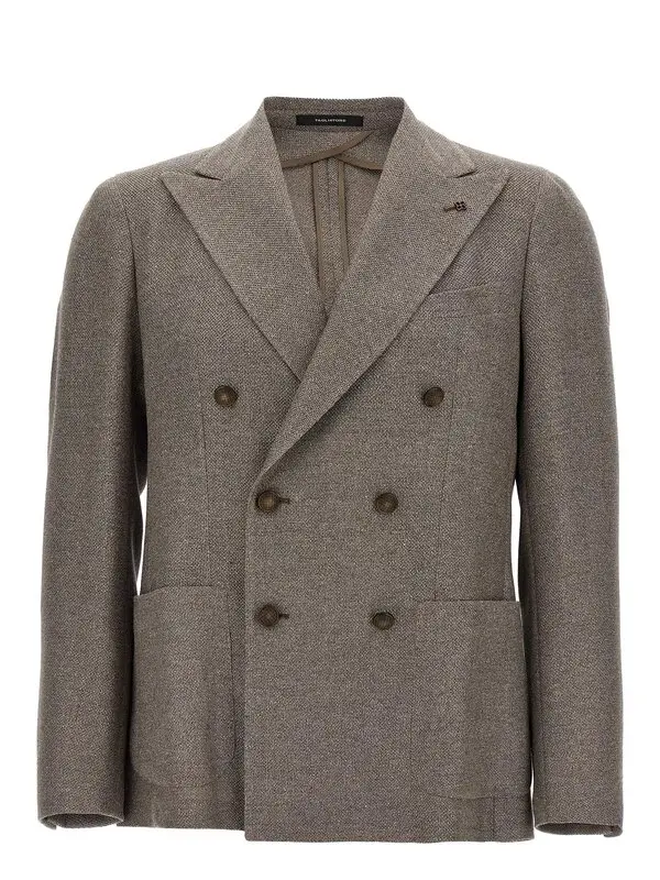 Tagliatore Montecarlo Double-breasted Blazer - Brown