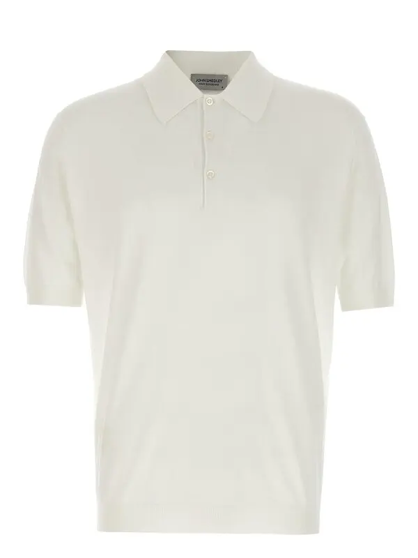 John Smedley Isis Polo Shirt - White