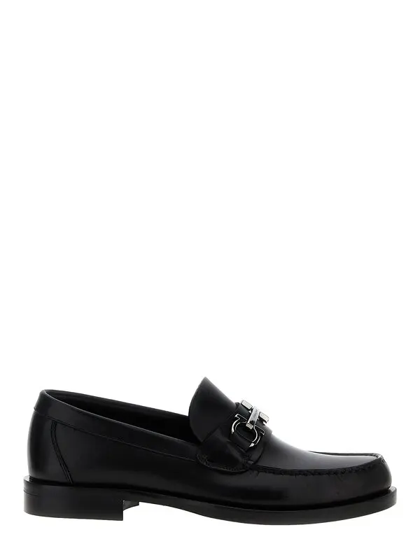 FERRAGAMO Fort Loafers - Black