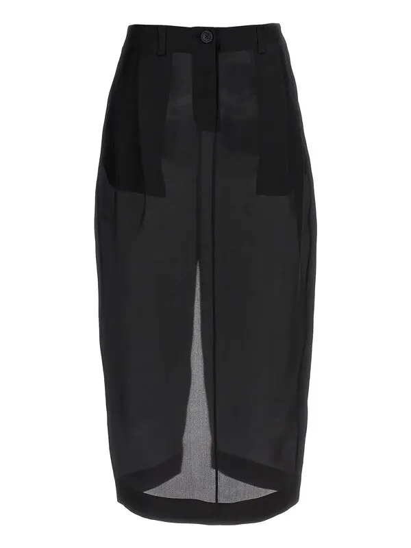 Khaite Lucian Skirt - Black