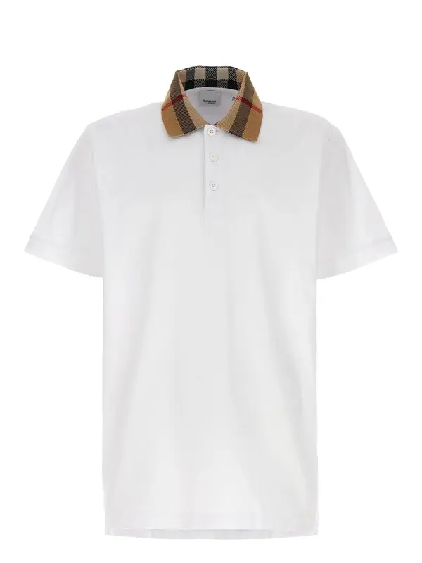 Burberry Cody' Polo Shirt - White