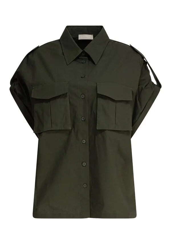Elie Saab Poplin Shirt - Green