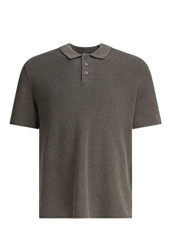 ALEX MILL Eastwood Polo Shirt - Grey