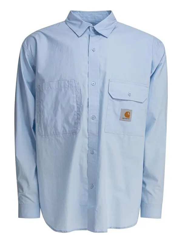 Carhartt Work In Progress L/s Irwin Shirt - Light Blue
