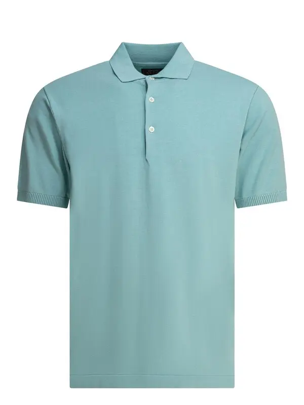 BEAMS Polo Shirts - Light Blue