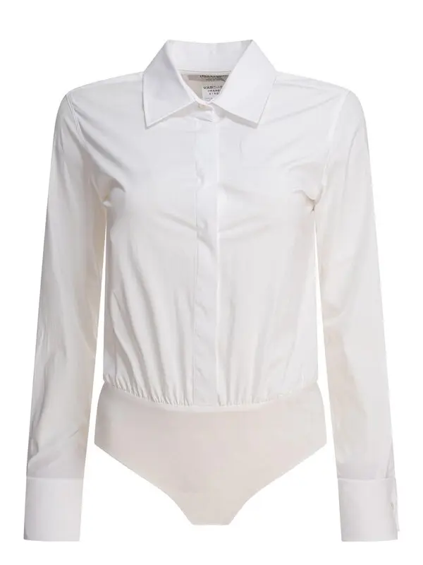 Max Mara Chemisier Bodysuit - White