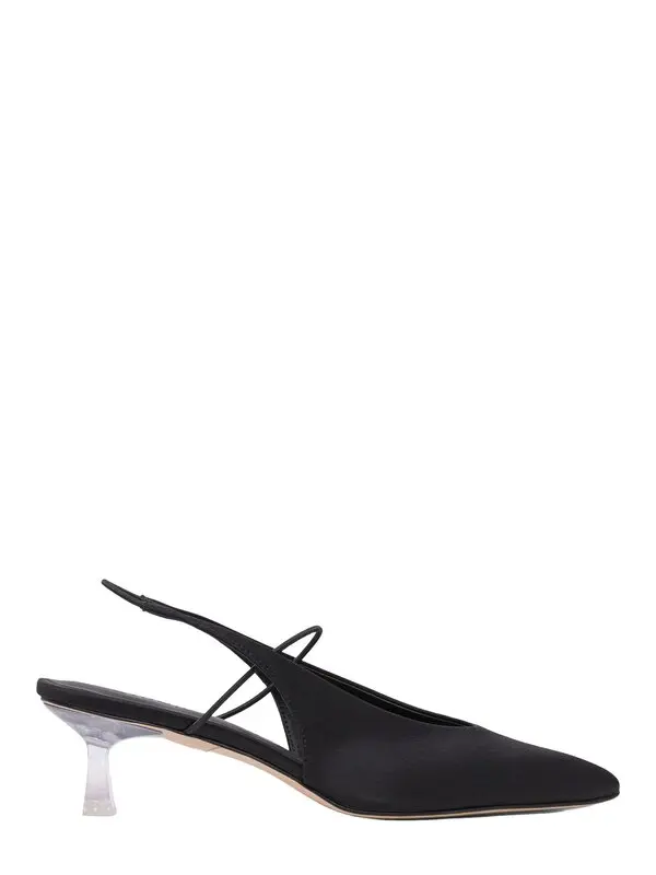 Studio Amelia Heeled Slingback Shoes - Black