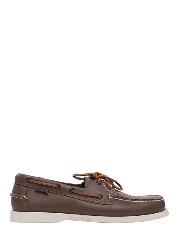 SEBAGO Dockside Portland Lace-up Leather Loafers - Brown