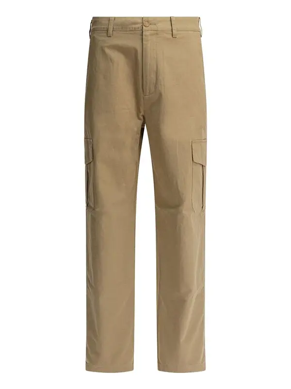 VIN CE. Cotton-linen Cargo Trousers - Beige