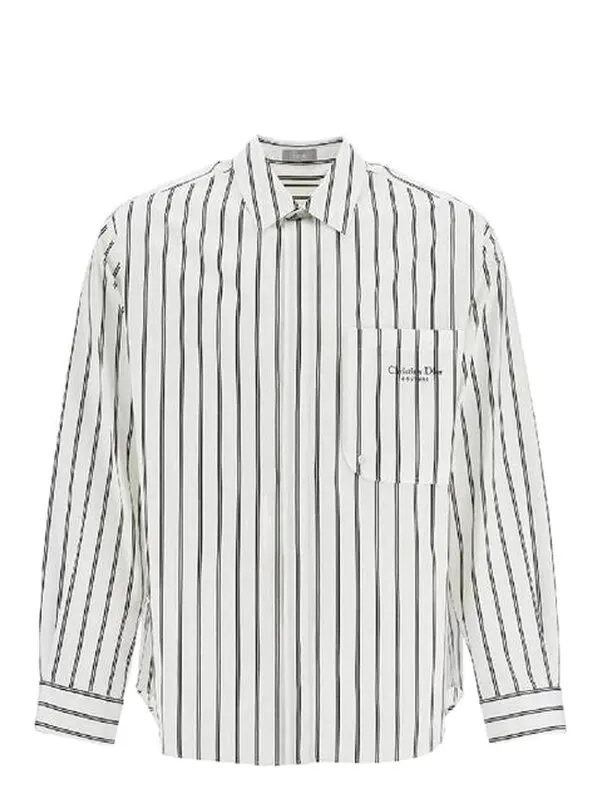 Dior Cotton Striped Shirt - White