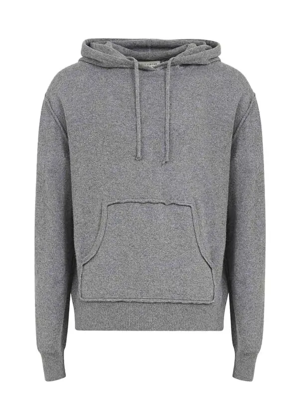 MAISON MARGIELA Wool And Cashmere Blend Sweatshirt - Gray