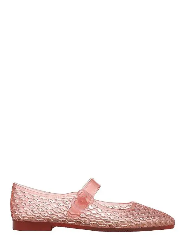 Sam Edelman Michaela Mary Jane Jelly Flats - Medium Pink